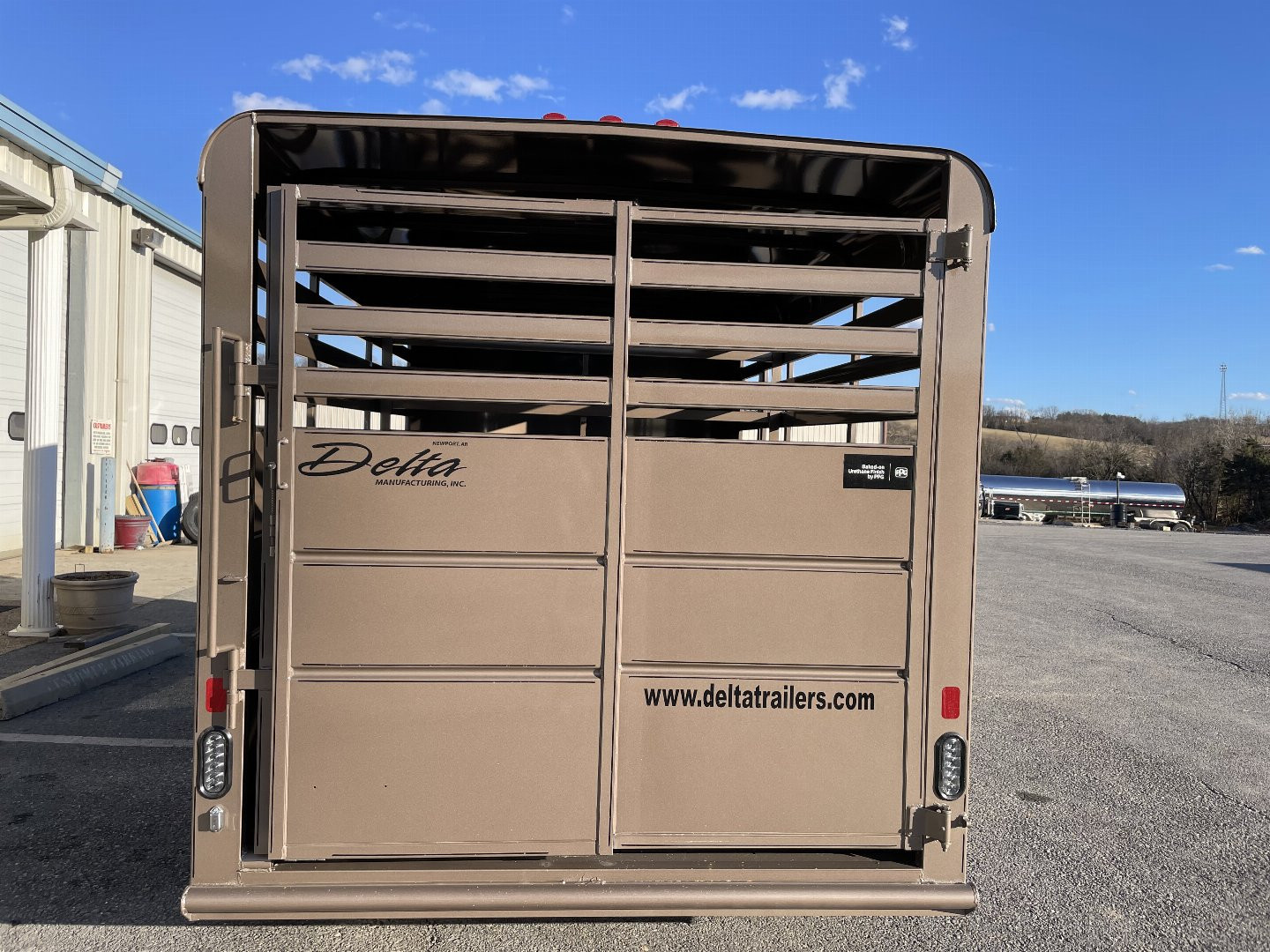 New 2025 Delta Trailers 6'8"X14x6'6" 7K Steel Stock Trailer for sale in ...