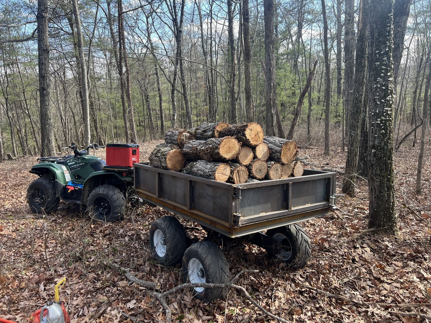 New Homemade 4'x6' ATV Dump Trailer
