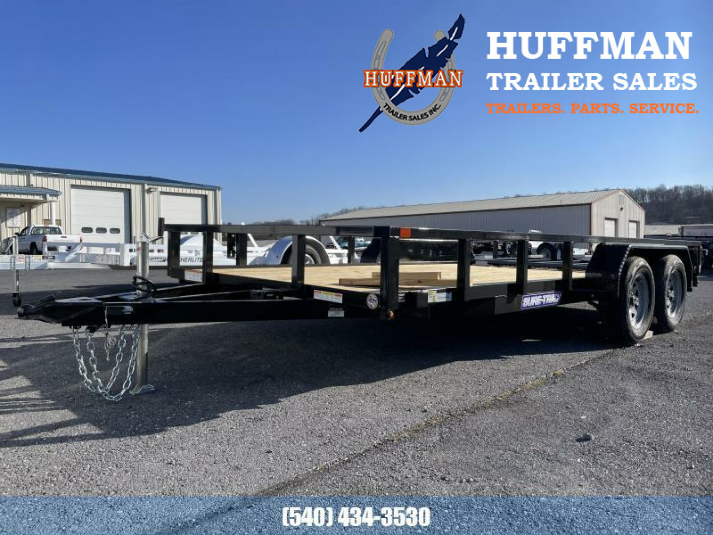 New 2025 SURE-TRAC 7x16 Landscape Trailer