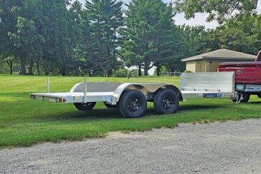 New 2026 Aluma 82 X 20 ESA WITH ROCK GUARD Car / Racing Trailer for ...