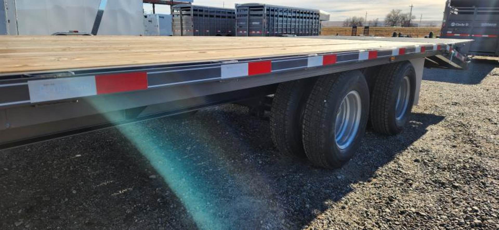 New 2025 Titan Trailers 30' FLATBED RUFF NECK Flatbed Trailer