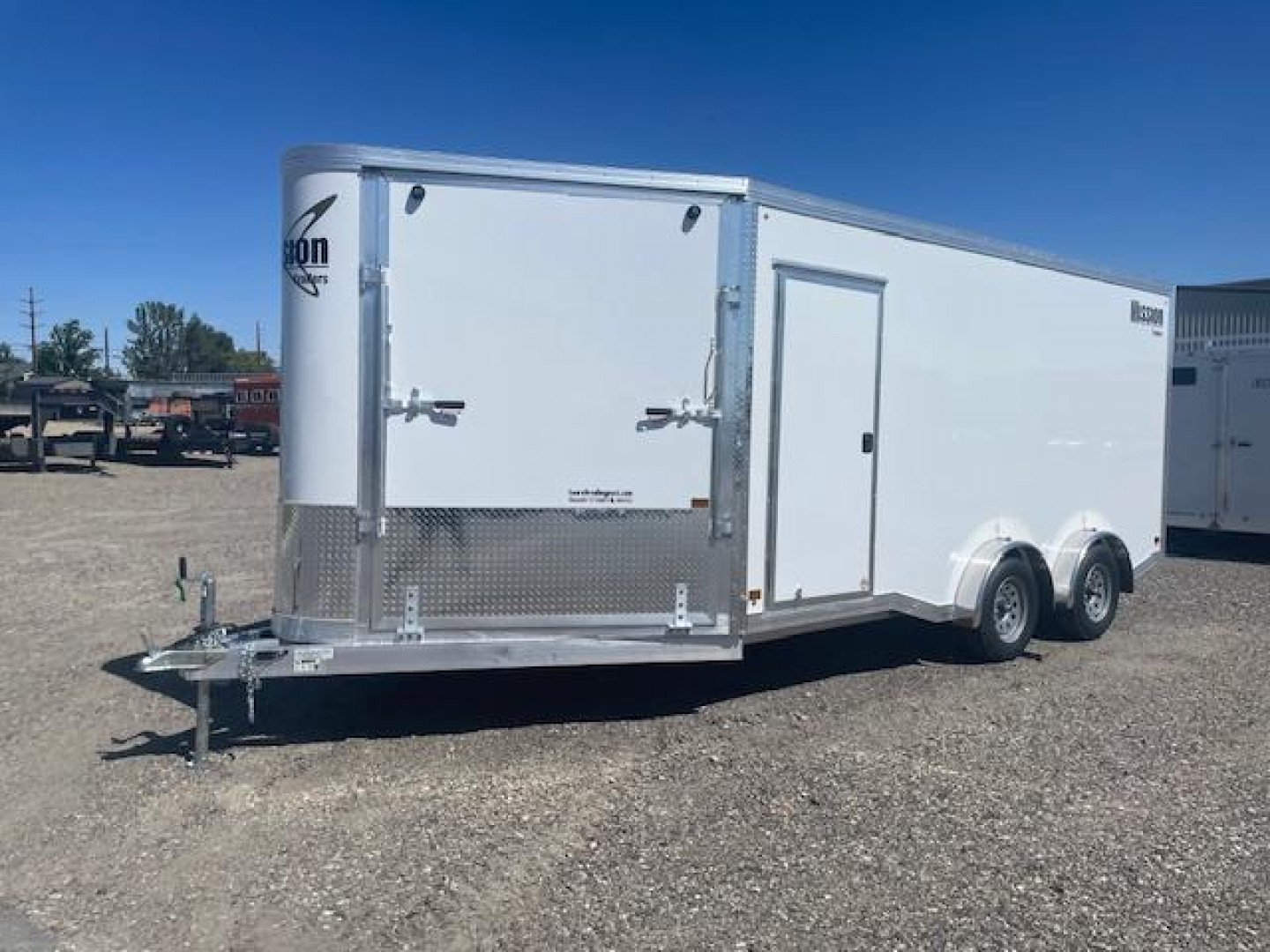 New 2025 Mission MES 7.5 X 16 SNOW Snowmobile Trailer