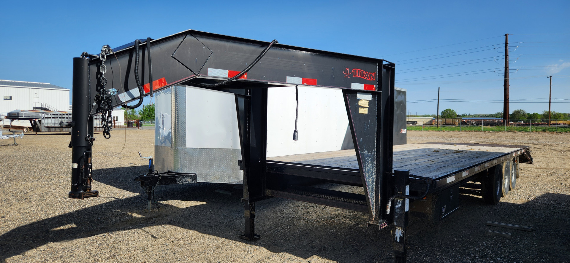 Used 2007 Titan Trailer GN COMBO Flatbed Trailer for sale in Laurel, MT