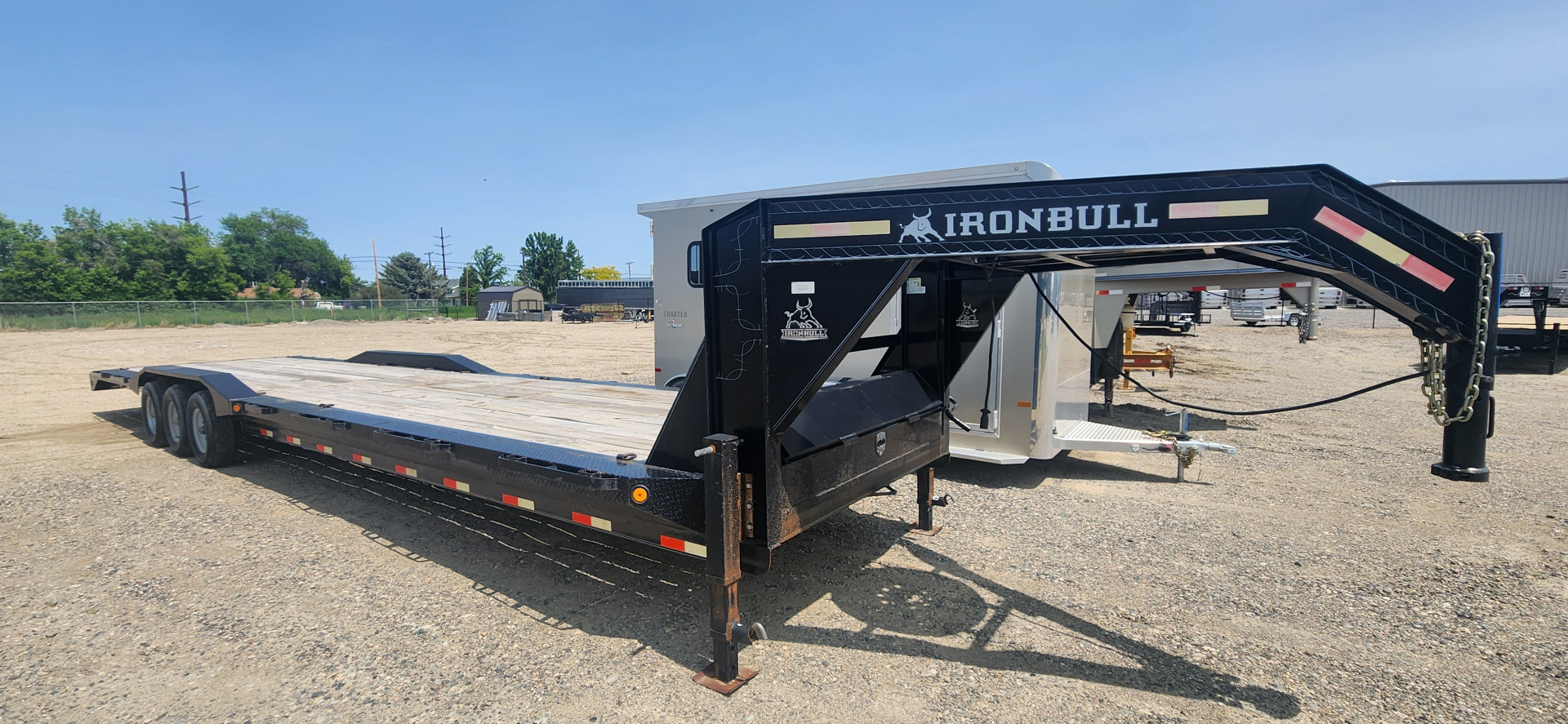 Used 2018 Iron Bull 40' FB Flatbed Trailer for sale in Laurel, MT