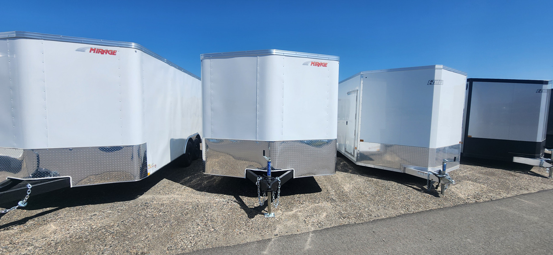 New 2025 Mirage Trailers 8.5 X 20 WITH DOUBLE REAR DOORS 5200# AXLES ...