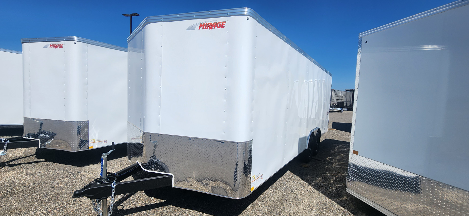 New 2025 Mirage Trailers 8.5 X 20 WITH DOUBLE REAR DOORS 5200# AXLES ...