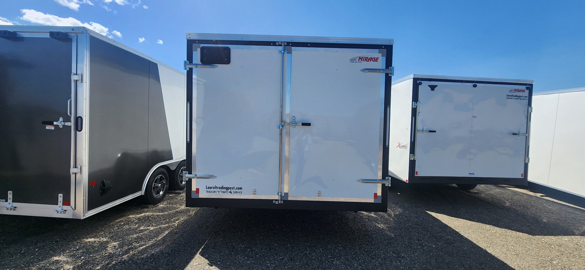 New 2025 Mirage Trailers 8.5 X 20 WITH DOUBLE REAR DOORS 5200# AXLES ...