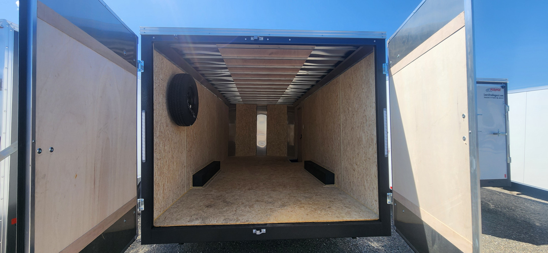 New 2025 Mirage Trailers 8.5 X 20 WITH DOUBLE REAR DOORS 5200# AXLES ...