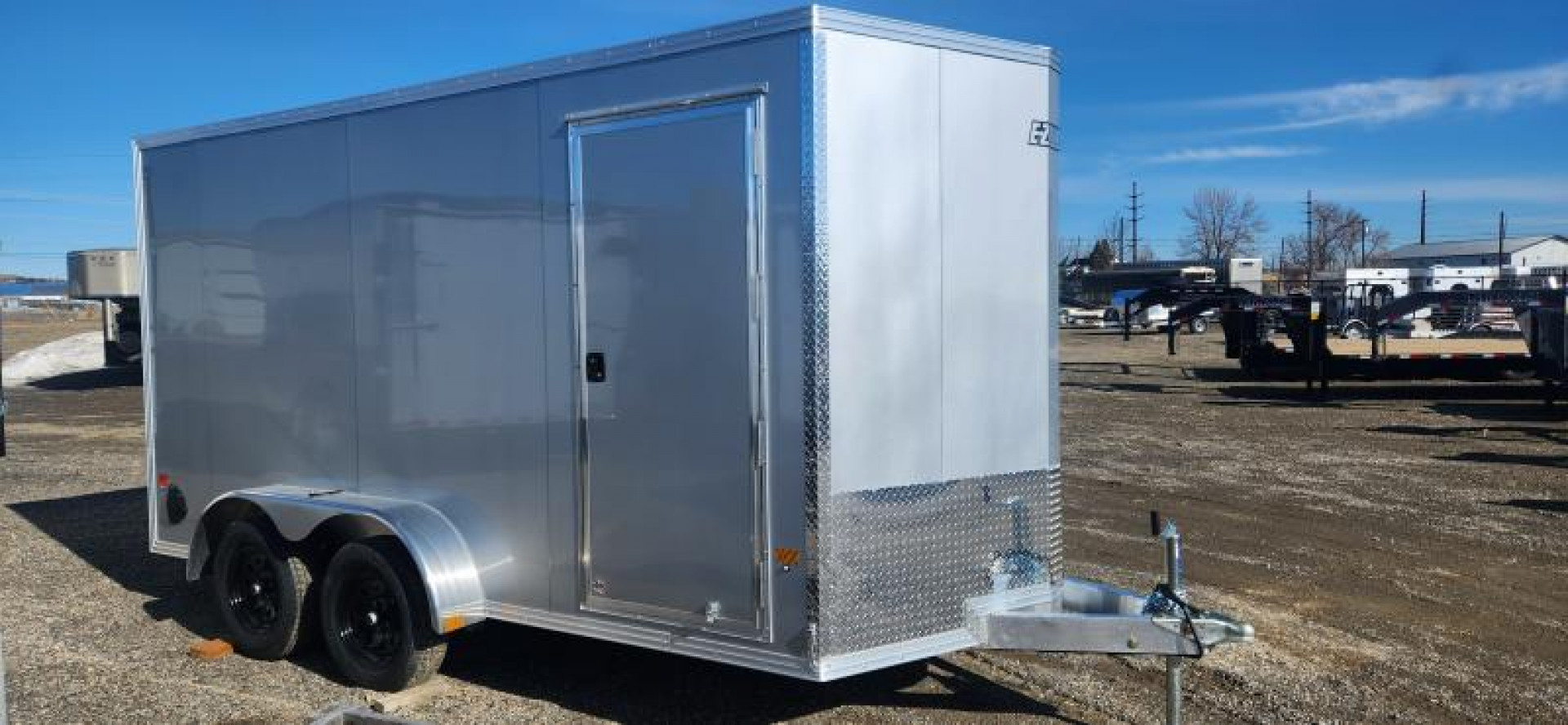New 7 X 14 WITH RAMP, XLT ENCLOSED