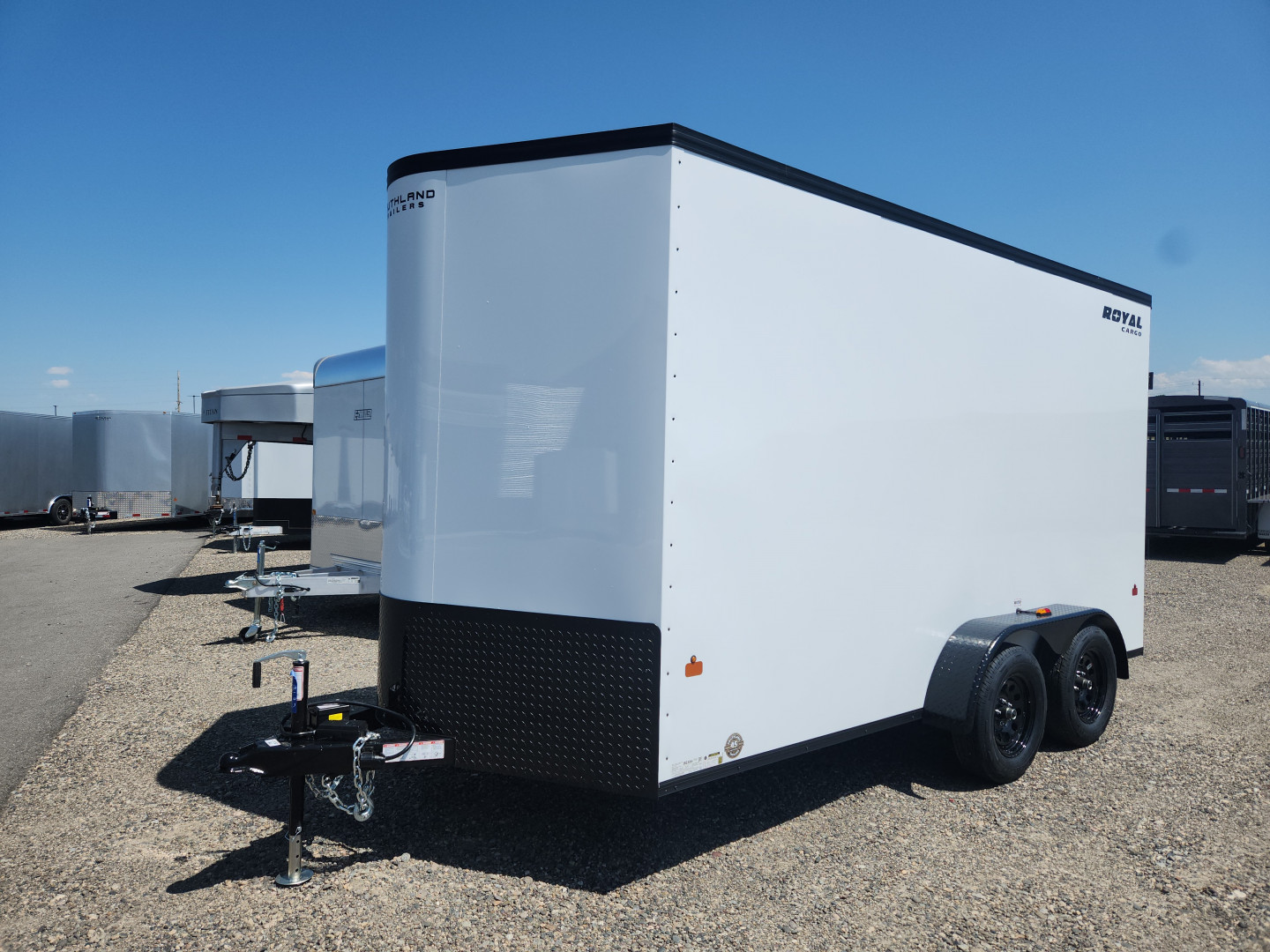 New 2026 Royal Cargo Trailers 7 X 14 +V WITH RAMP Cargo / Enclosed ...