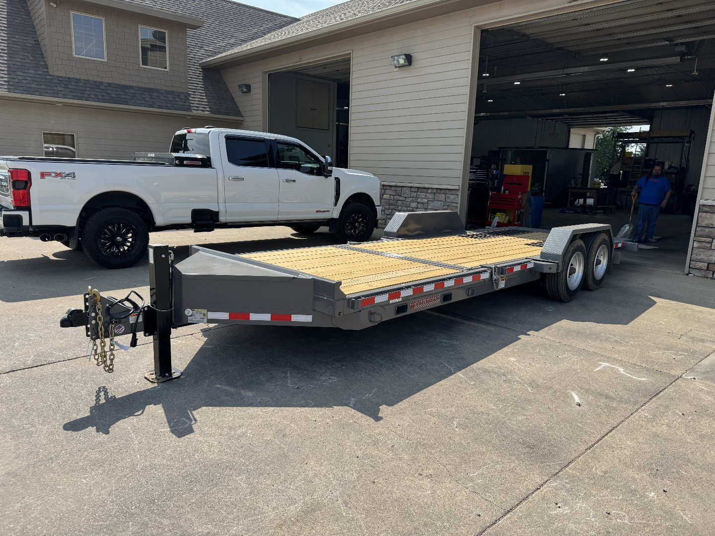New 2025 Midsota TB-22 17.6K Split Tilt Trailer