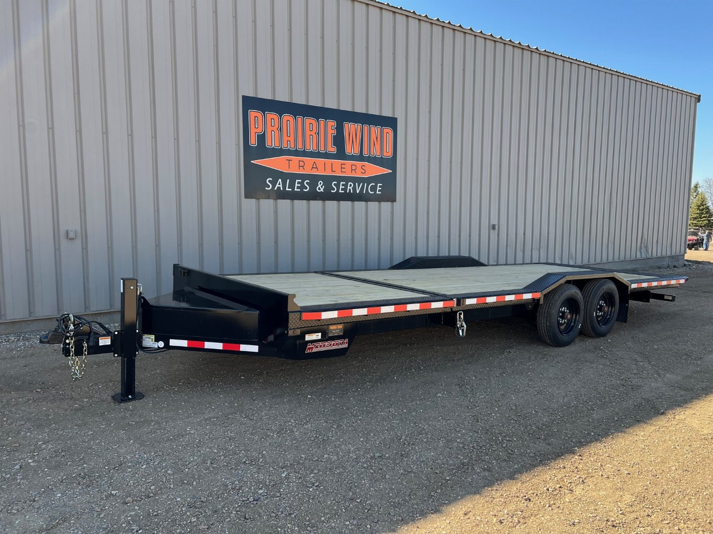 New 2025 Midsota 24 TBWB-24 Wide Body Tilt Equipment Trailer
