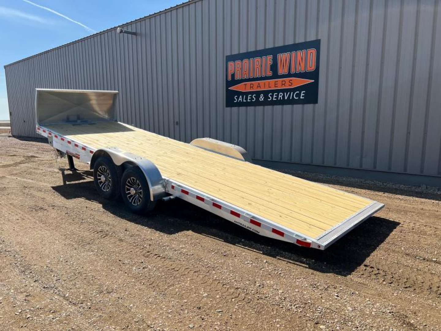 New New H and H Trailer 24' H8224EXA-140 Aluminum Car / Racing Tiltbed ...