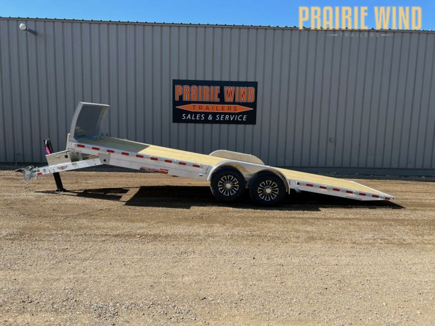 New New H and H Trailer 24' H8224EXA-140 Aluminum Car / Racing Tiltbed ...