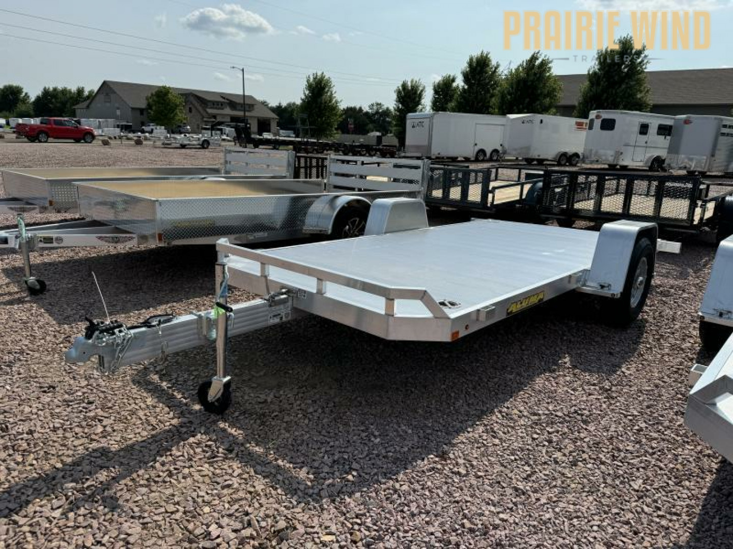 New 2025 Aluma 8214HSTilt Utility Trailer
