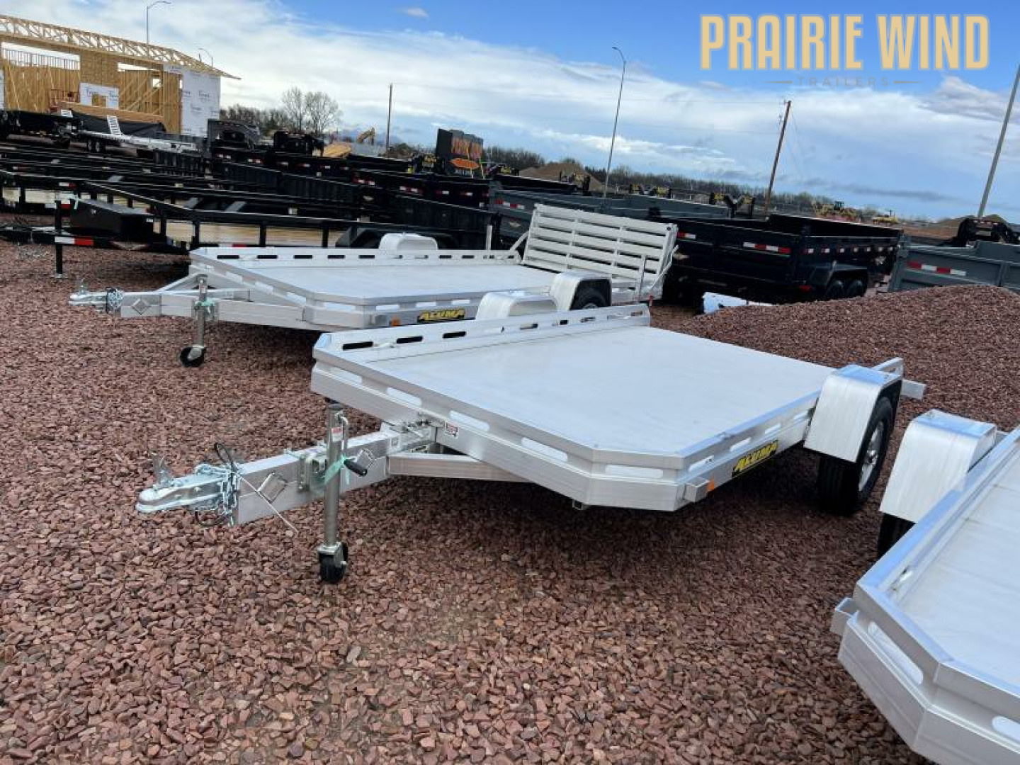 New 2025 Aluma 7712H Tilt Utility Trailer