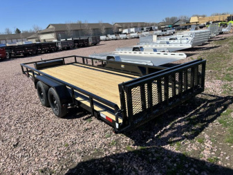 New 2024 H and H Trailer H8214TRS-070 (82" x 18' TA) Utility Trailer