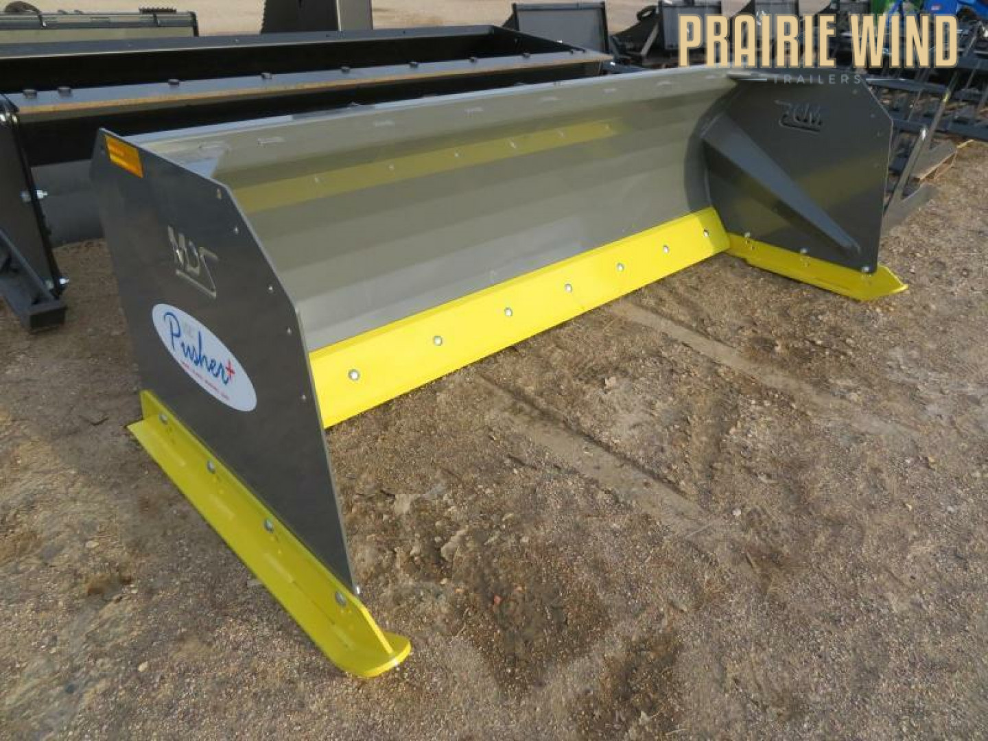 New MDS 8' Skid Steer Snow Pusher