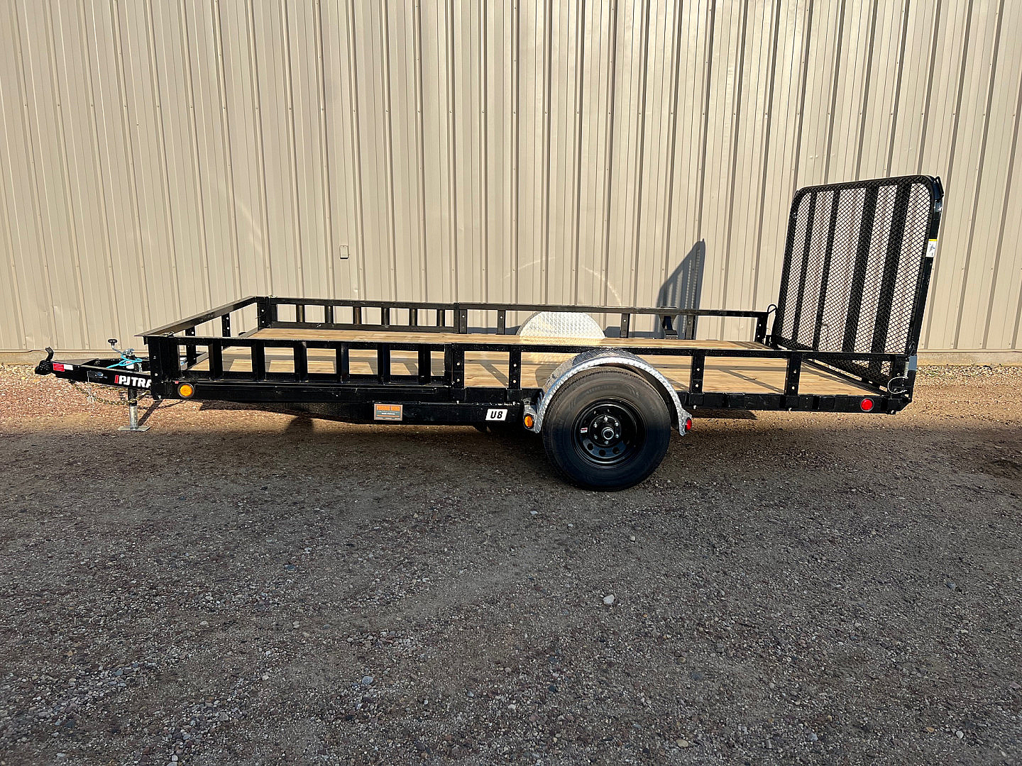 New 2026 PJ TRAILERS 14' ATV Utility U8 5K Axle Trailer