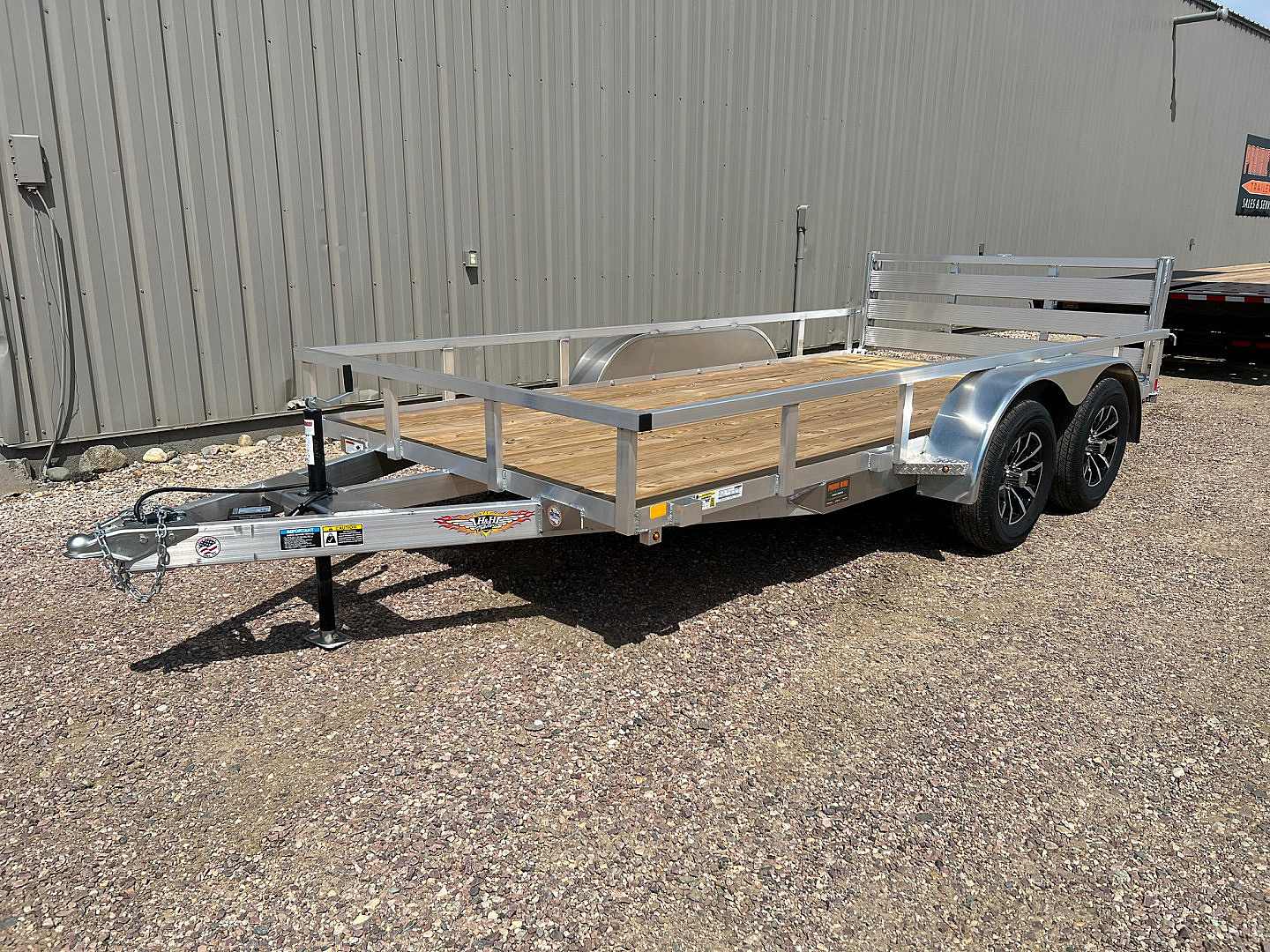 New 2025 H&H Trailers 14' Tandem Aluminum Utility Trailer for sale in ...