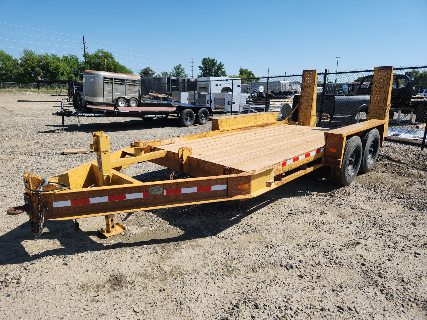 Used 1995 Belshe 6000H Equipment Trailer