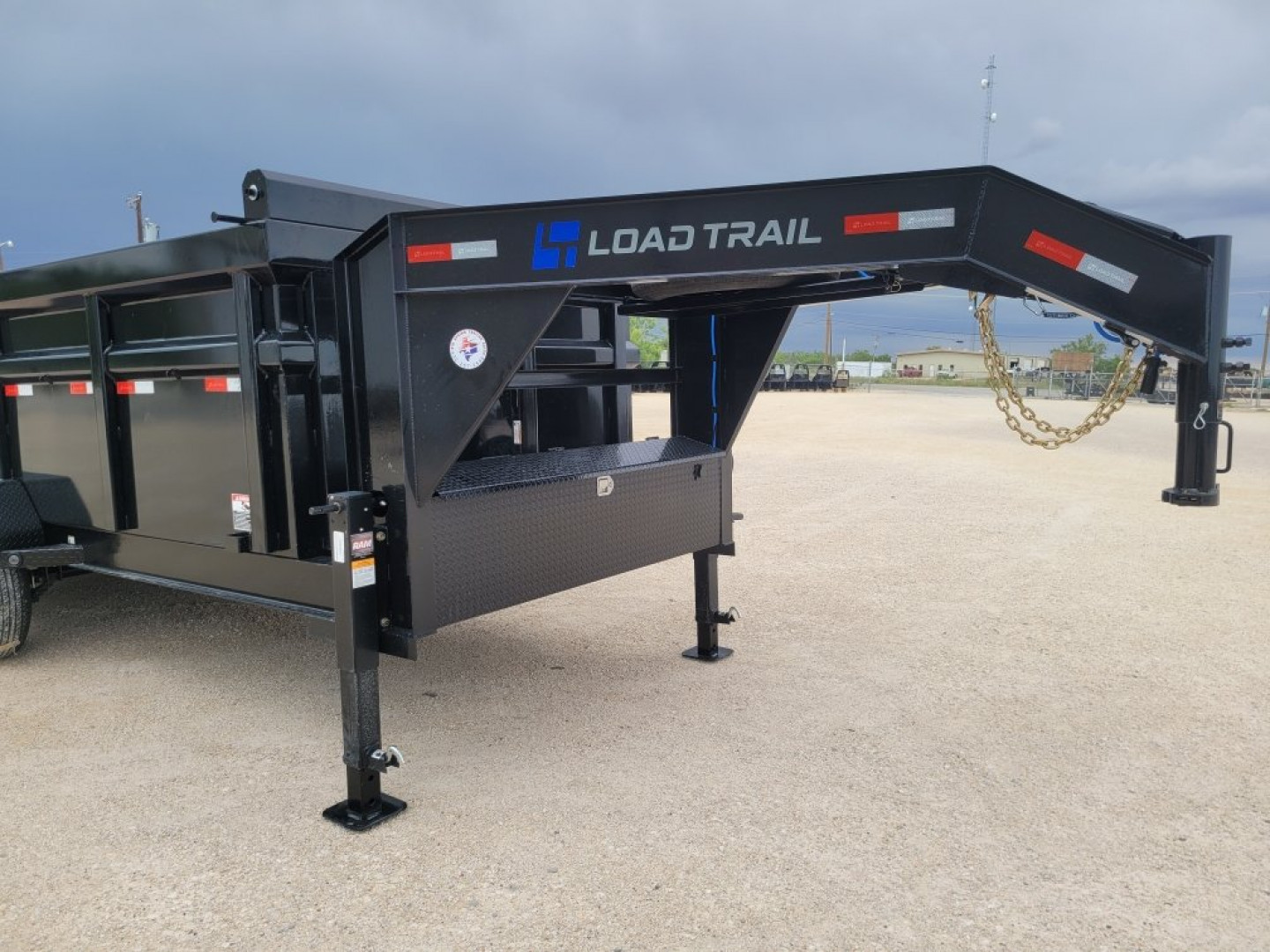 New 2025 Load Trail 16' 14K Gooseneck Dump w/ 48" Sides Telescopic ...