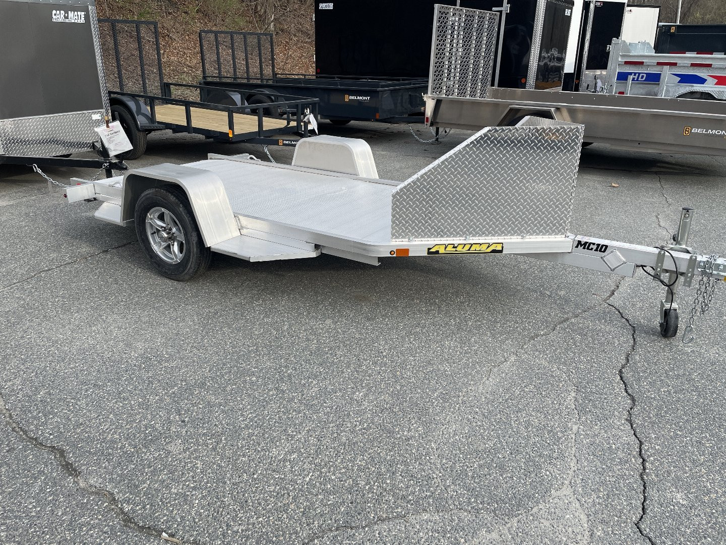 New 2025 ALUMA MC10 Motorcycle Trailer