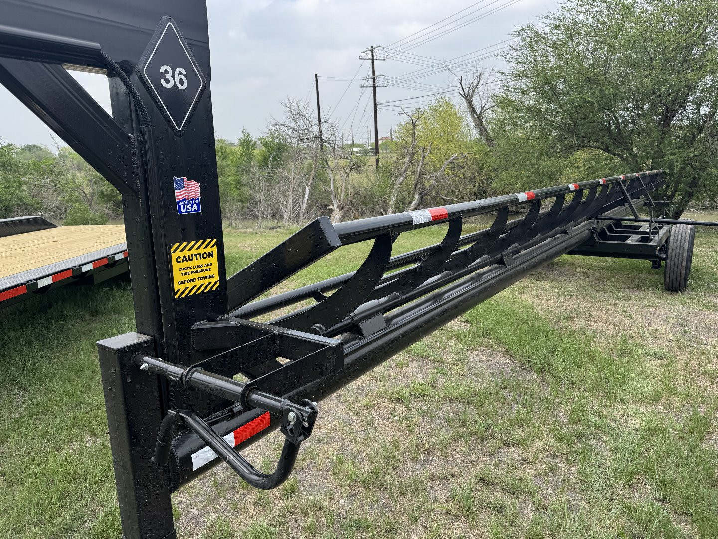 New 2025 Tuff Livestock TUFF 36 Hay Trailer