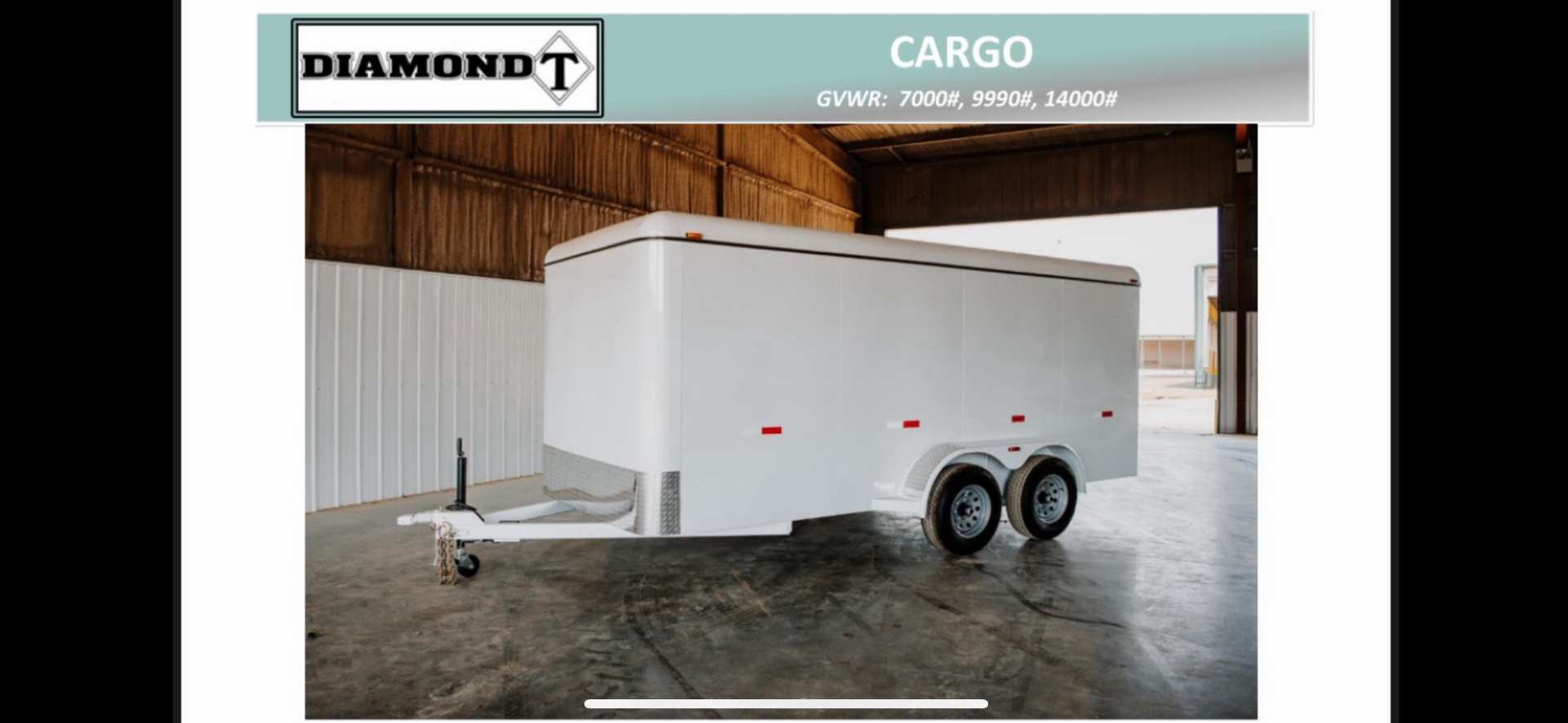 New 2025 Diamond T Cargo / Enclosed Trailer for sale in Marion, TX