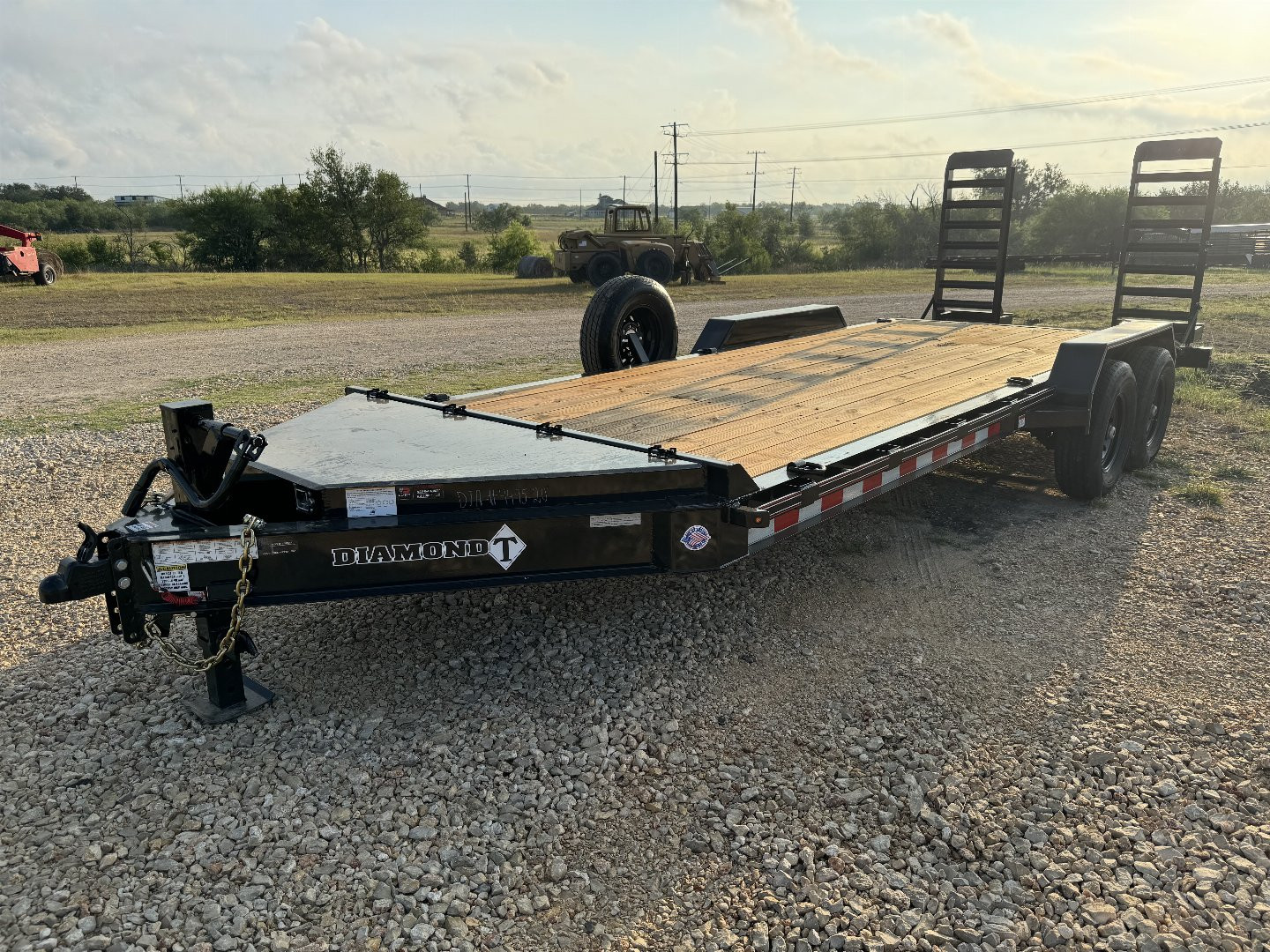New 2024 Diamond T BLACK 8320HDSKP1408 Equipment Trailer for sale in ...