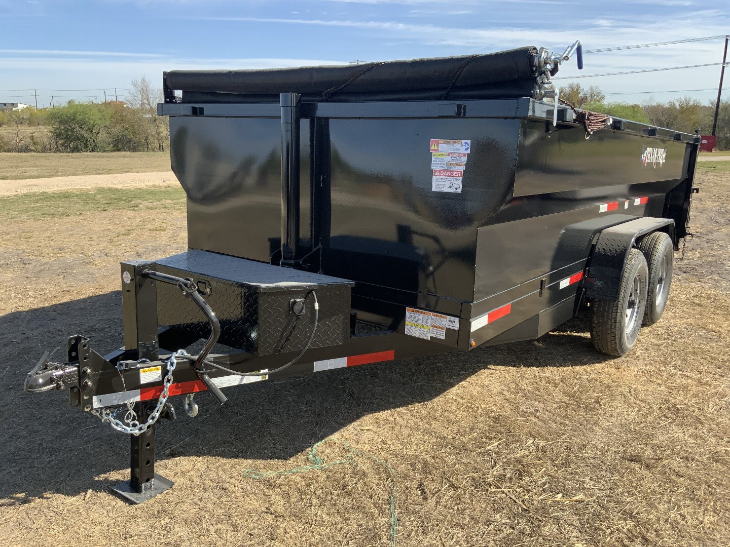 New 2024 TEXAS PRIDE TRAILERS BP7X14X4 Dump Trailer for sale in Marion, TX