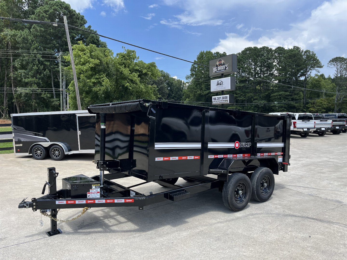 New 2025 U-DUMP 83"x14'x48" Pro Heavy Dump Trailer, 14K GVWR, 83" Tarp ...