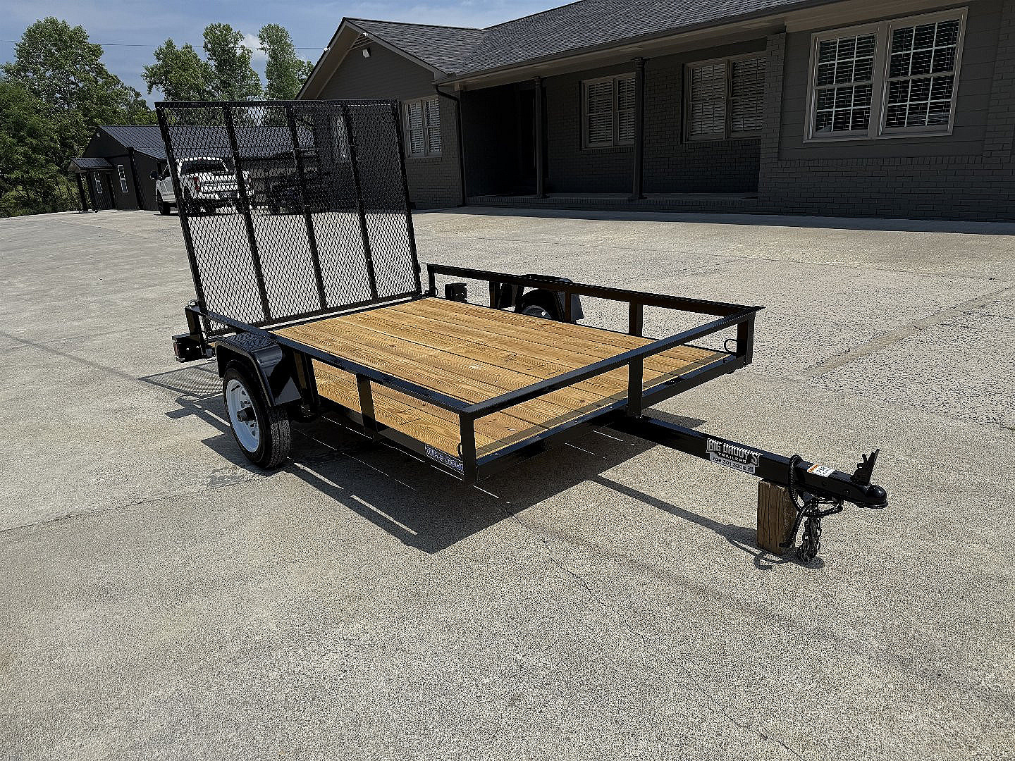 New 2025 Triple Crown 5x8 Utility Trailer With 48" Mesh Gate, 2000 GVWR ...