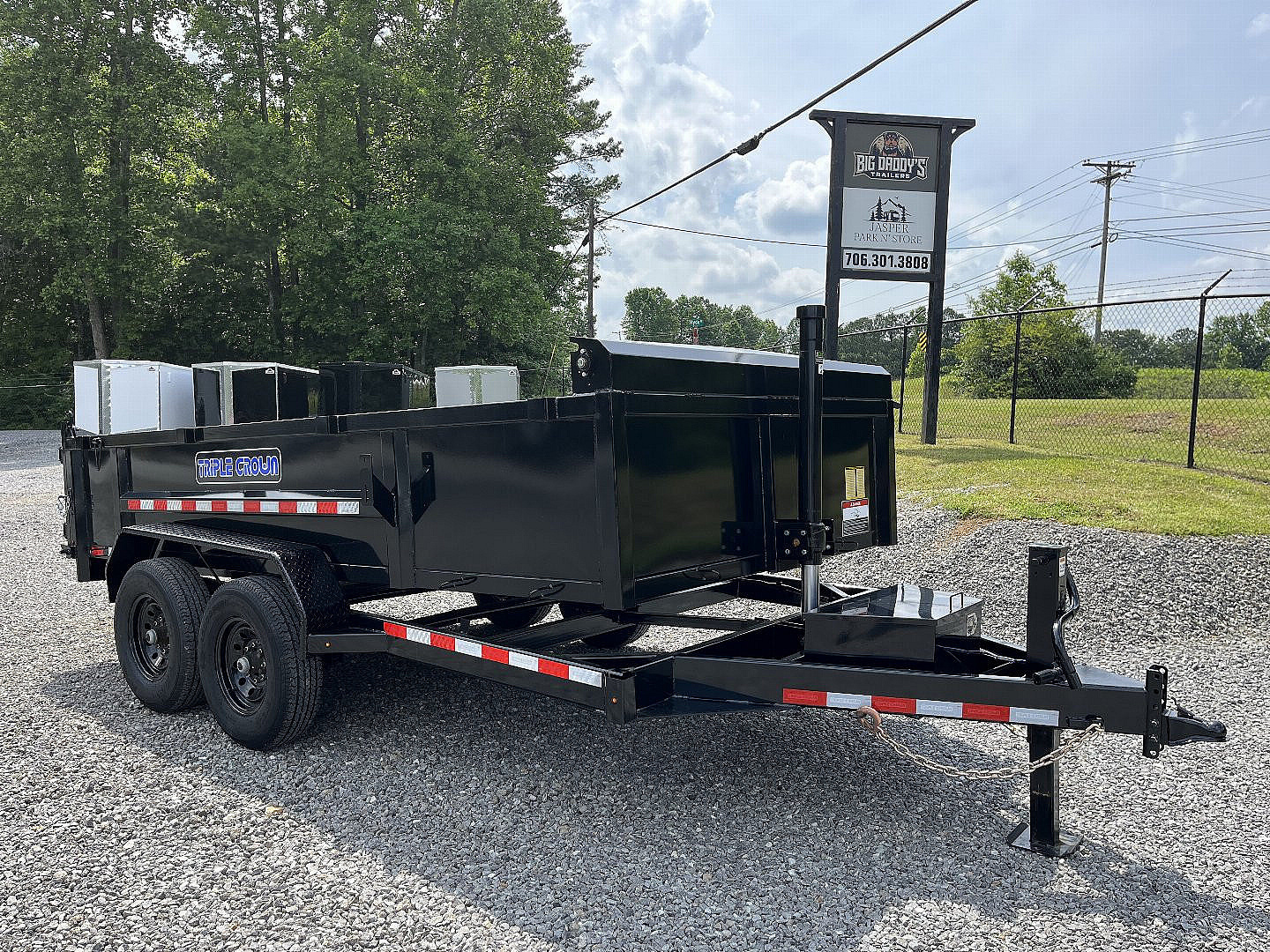 New 2025 Triple Crown 7'x14'x24" Heavy Duty Dump Trailer, 14K GVWR ...