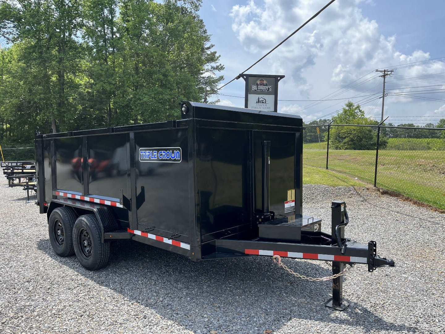 New 2025 Triple Crown 7'x14'x48" Heavy Duty Dump Trailer, 14K GVWR ...