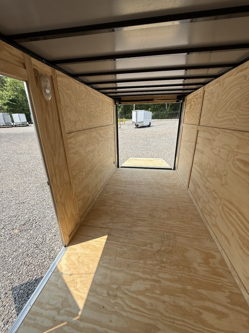 New 2025 BIG DADDY'S EDITION 6X12 ENCLOSED TRAILER, BLACK POLYCOR, 6'3 ...