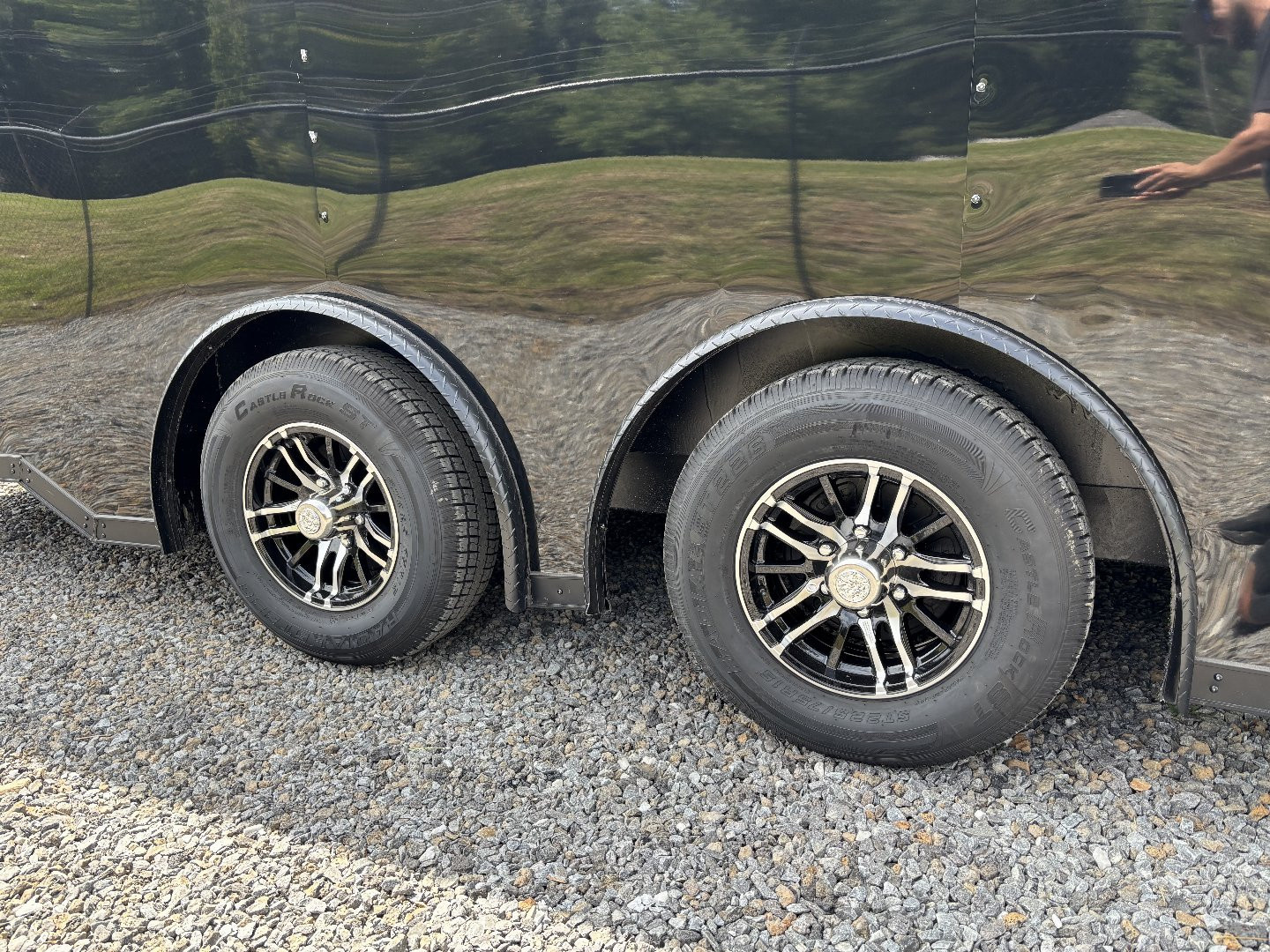 New 2026 Spartan 8.5x24 Enclosed Trailer, Black PolyCor With Black Trim ...