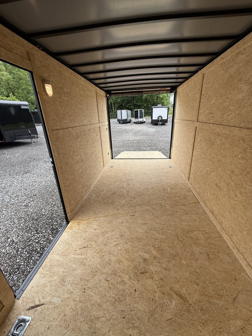 New 2025 Spartan Cargo 7x14 Enclosed Trailer, Silver PolyCor With Black ...