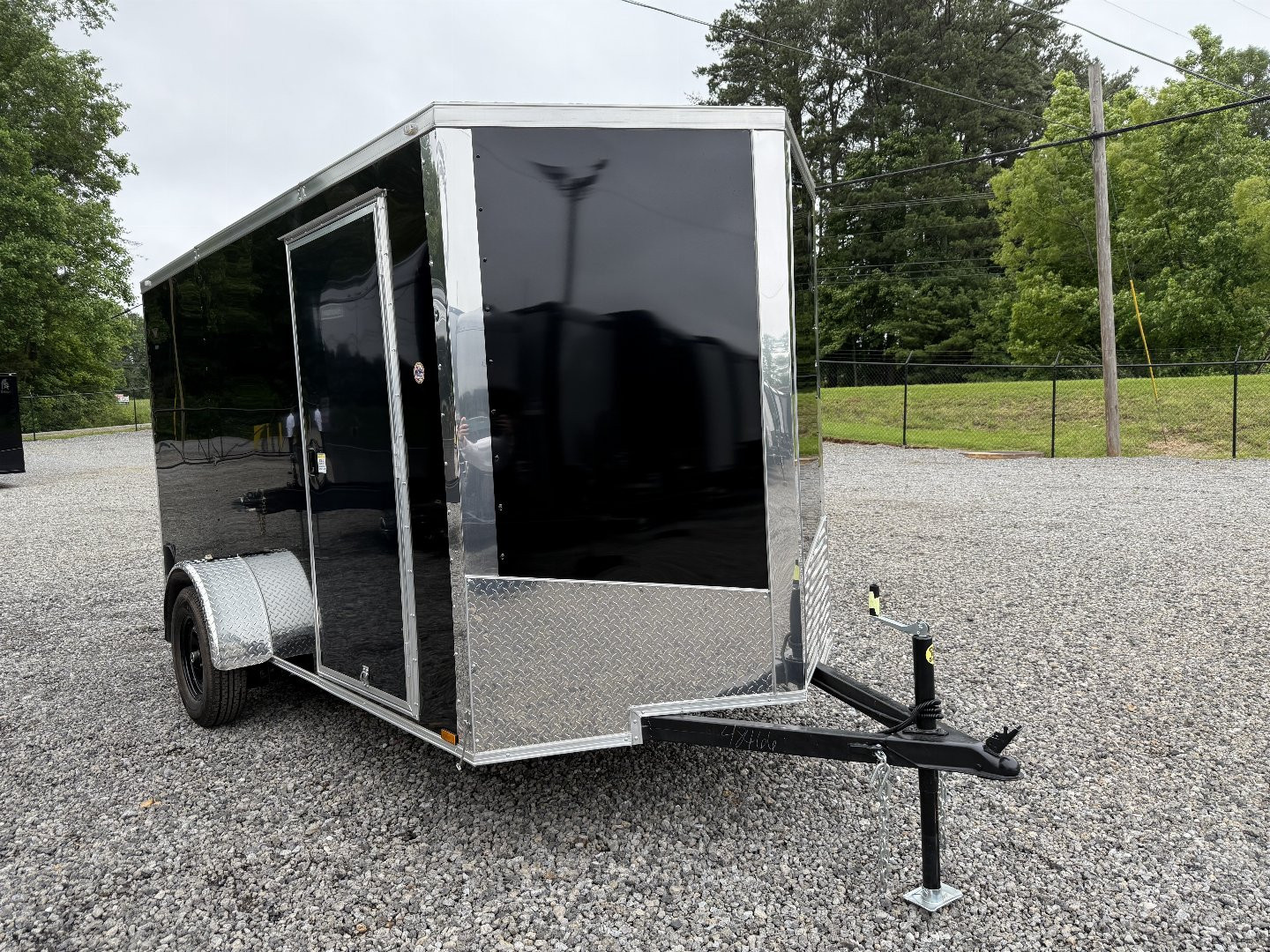 New 2025 Spartan 6x12 Enclosed Trailer, Black PolyCor, 6'6'' Interior ...
