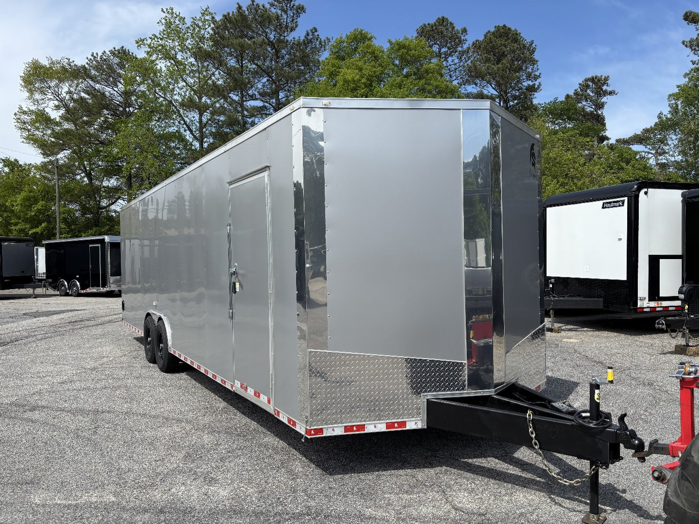 New 2026 Spartan 8.5x28 Enclosed Trailer, BIG PKG, Silver PolyCor, 14K ...