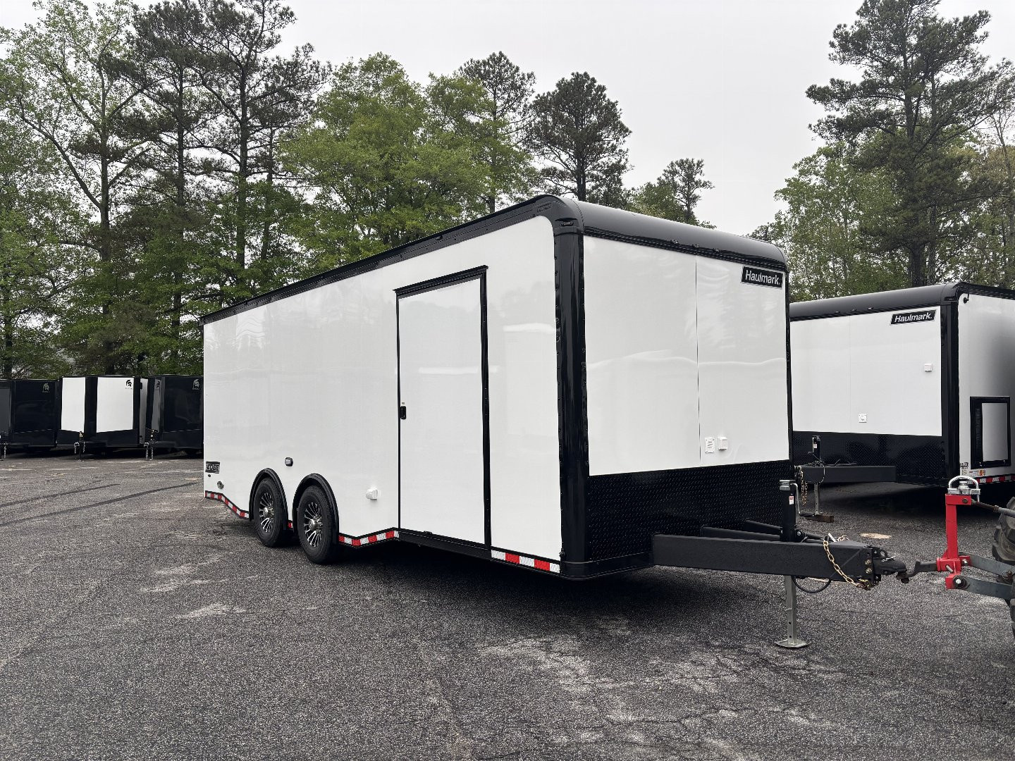 New 2025 Haulmark 24 EDGE Race Trailer With Sportsman PKG, White ...