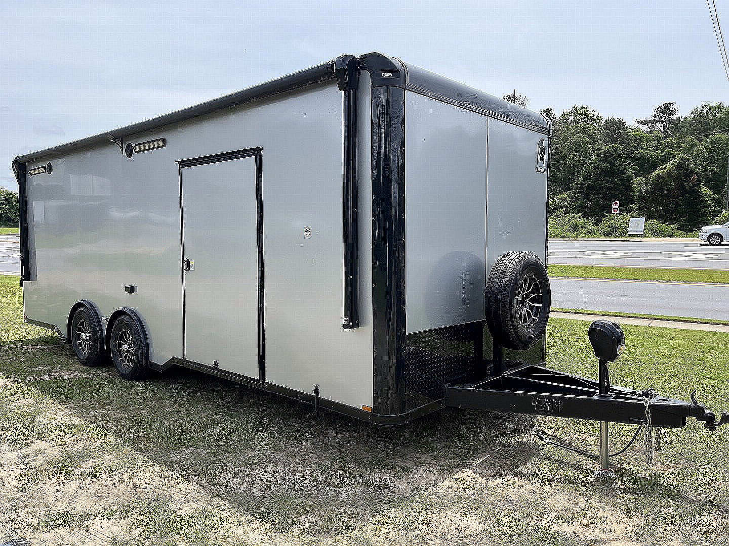 New 2026 Spartan 8.5x24 Enclosed Race Trailer, Silver PolyCor, RACE PKG ...