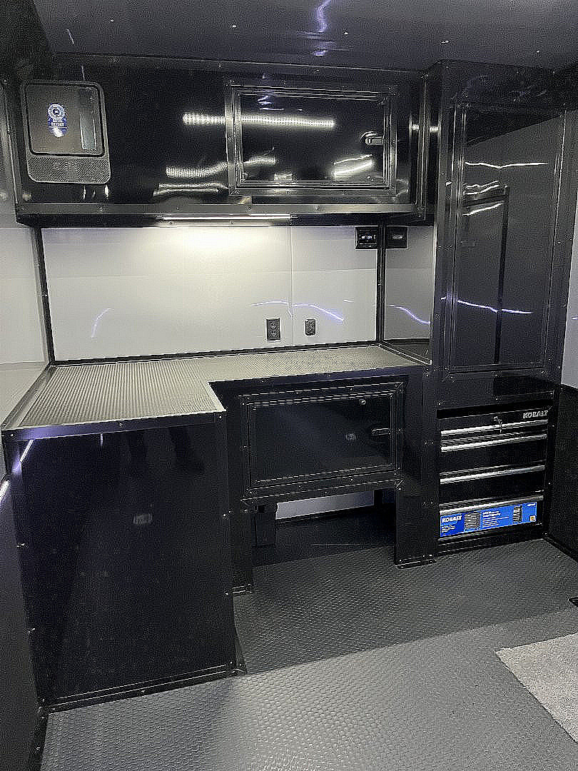 New 2026 Spartan 8.5x24 Enclosed Race Trailer, Silver PolyCor, RACE PKG ...