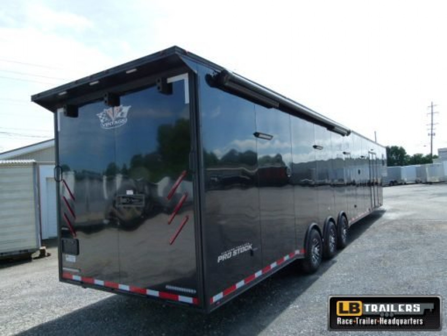 New 2025 8.5x48 Vintage Race Trailer with Bathroom Package for sale in ...