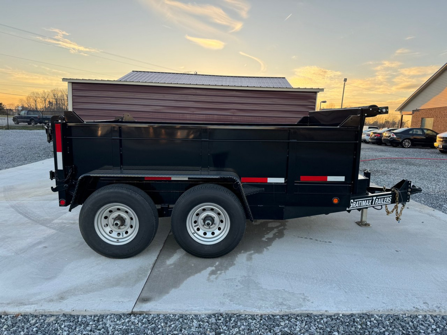 New 2024 GRATIMAX 6X10 Dump Trailer