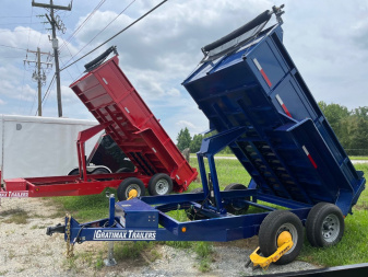 New GRATIMAX 6X10 10K HD Dump Trailer