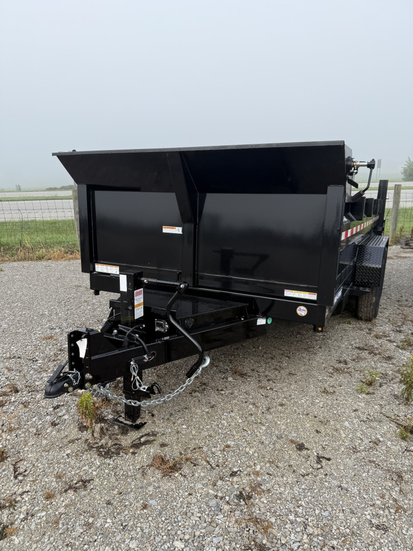 New 2025 Sure-Trac 82 x 14 Scissor Lift Dump Trailer