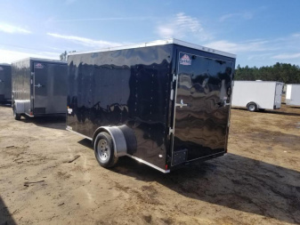 New 6x12 Single Axle Rock Solid Cargo Trailer