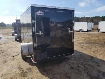 New 6x12 Single Axle Rock Solid Cargo Trailer