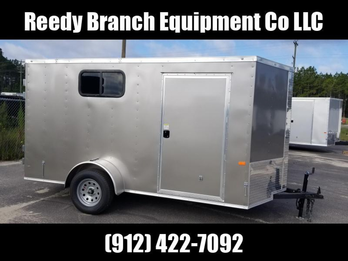 New New Rock Solid Cargo Camper Trailer 6x12 Single Axle Enclosed Cargo ...